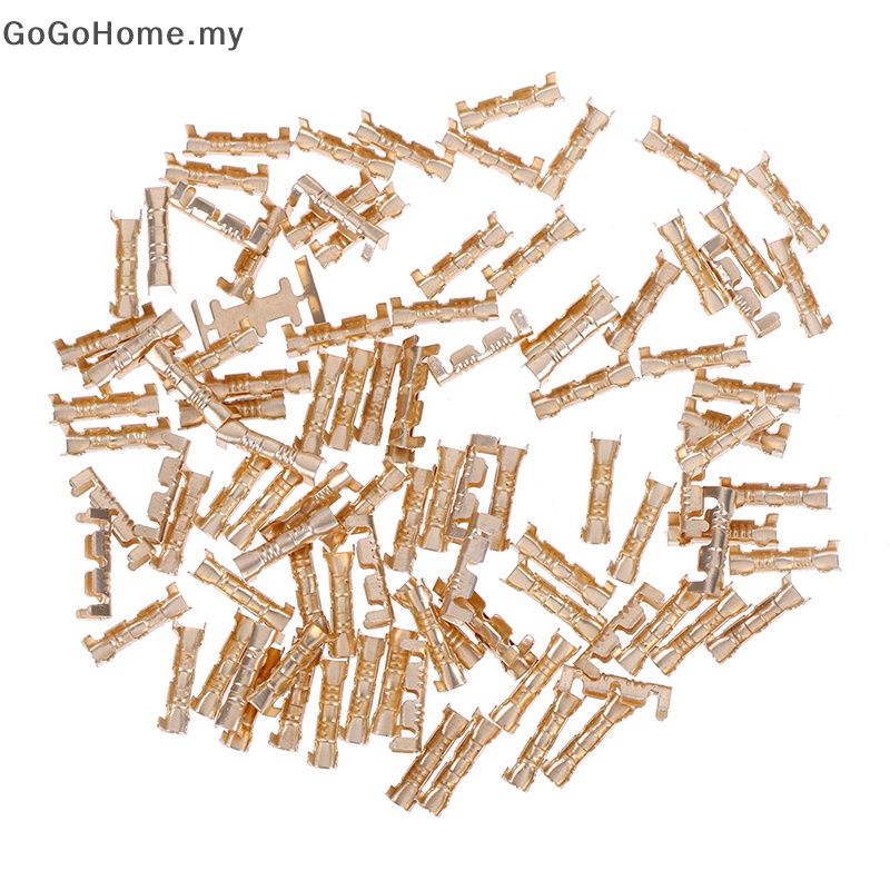 GOG 100Pcs brass copper 0.5-1.5mm² crimp electrical connector wire ...