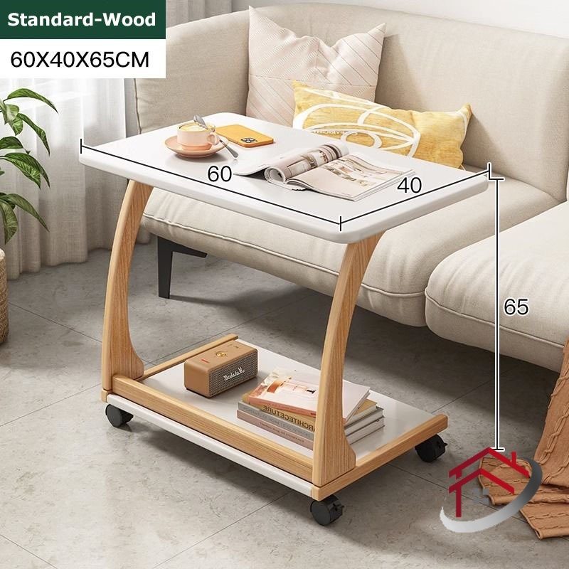 🔥Ready Stock🔥Simple Side Table Movable Small Coffee Table Flip-Top ...