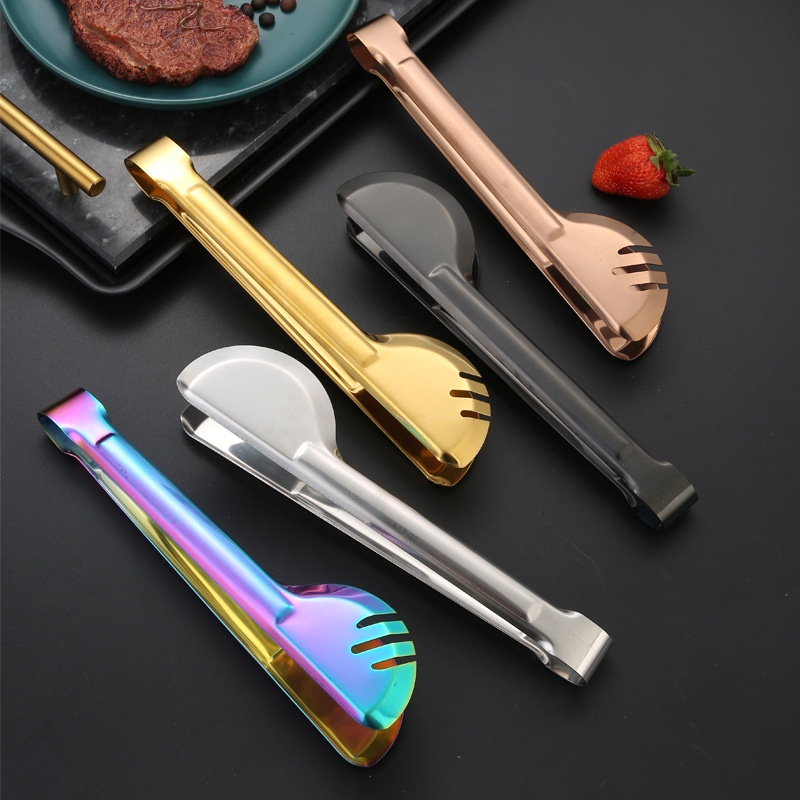Food Tongs Stainless Steel Barbecue Tongs Hotel Steak Tongs Buffet ...