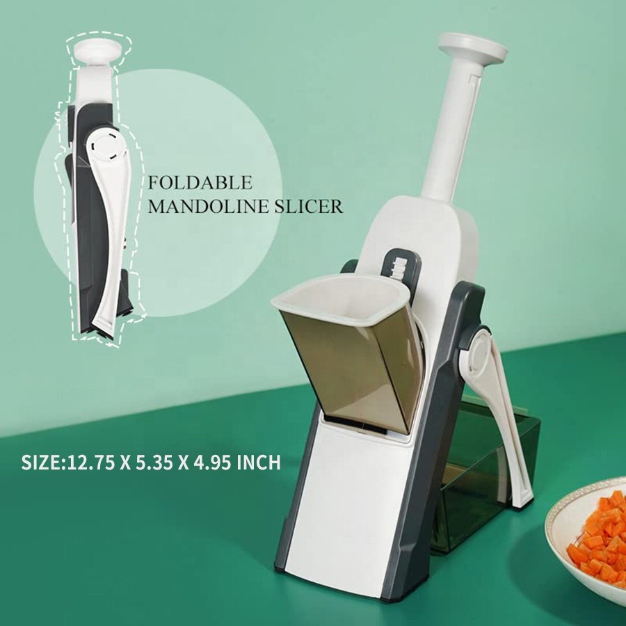 16 in 1 Mandoline Slicer Chopper Easy Vegetables Fruits Meats Cutters ...