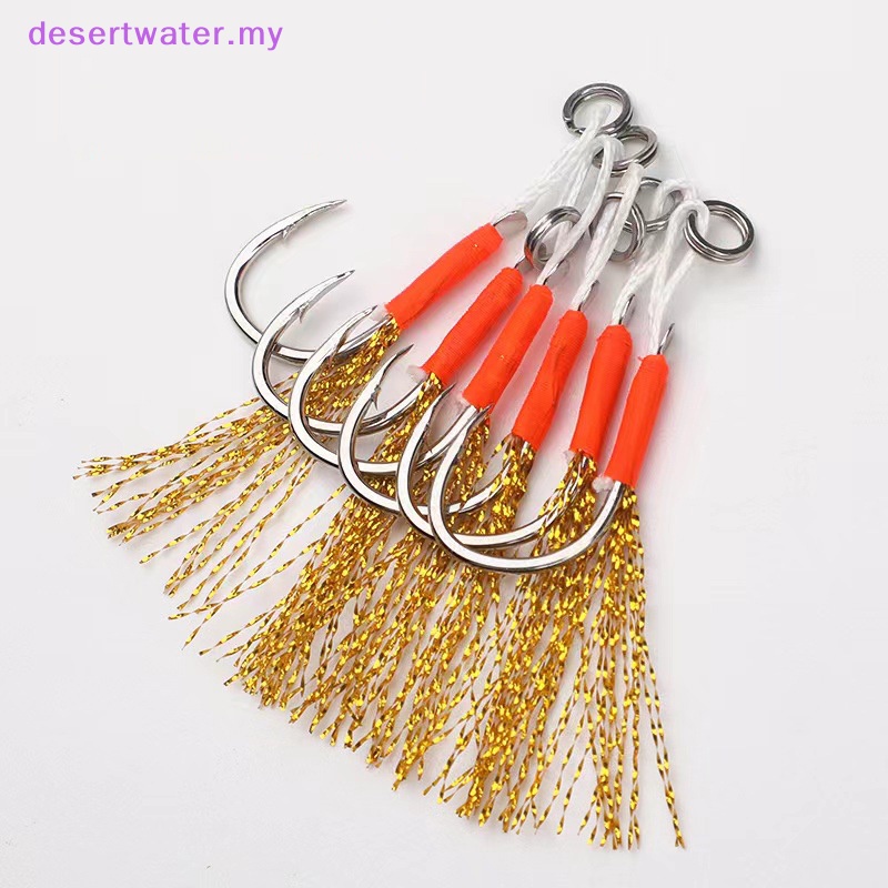 Assist Fishing Double Hooks Jigging Hooks Fishing Hooks Mata Kail Micro ...