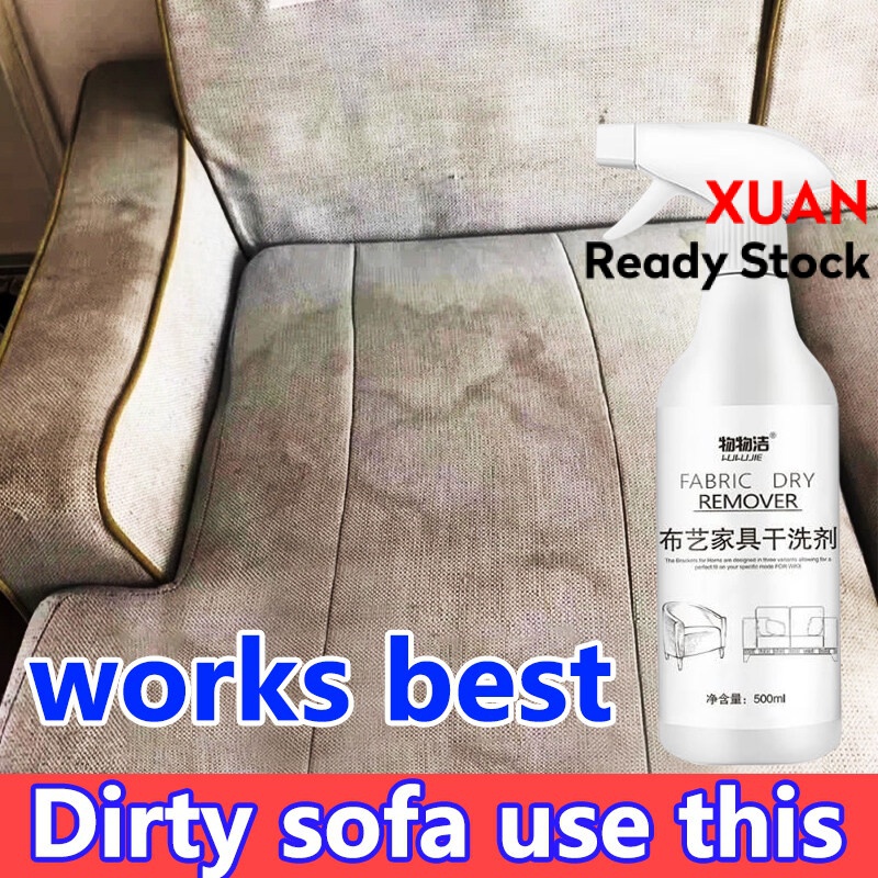 Remove all kinds of stains 500ml！Sofa cleaner Fabric cleaner spray Sofa cleaning spray Fabric ...