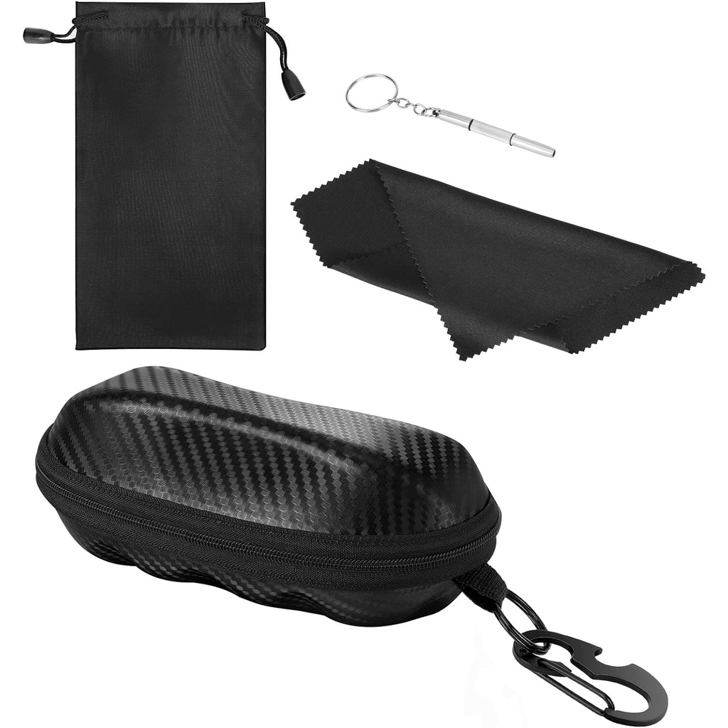 MoKo Portable Eyeglasses Case Semi Hard Shell Unisex Protective ...