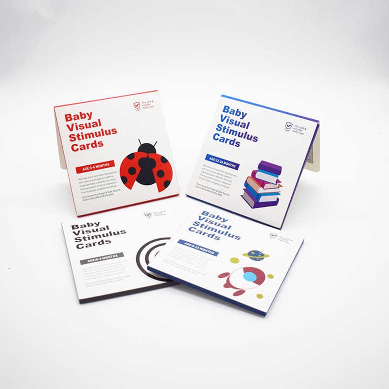 Visual cards Early Learning Training Baby Visual Stimulation Black ...