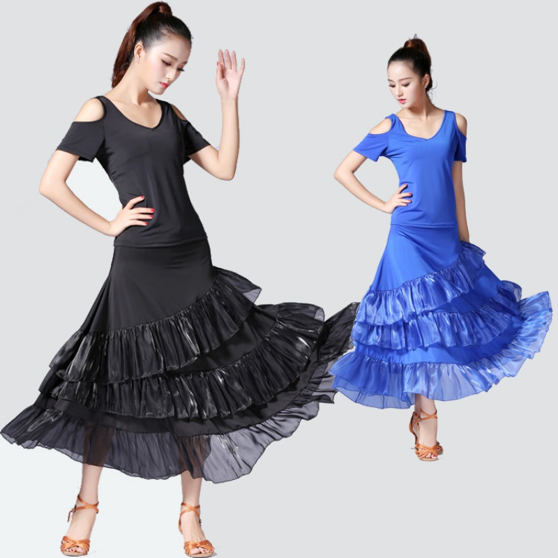 National Standard Modern Dance Competition Big Swing Skirt Suit Dance ...