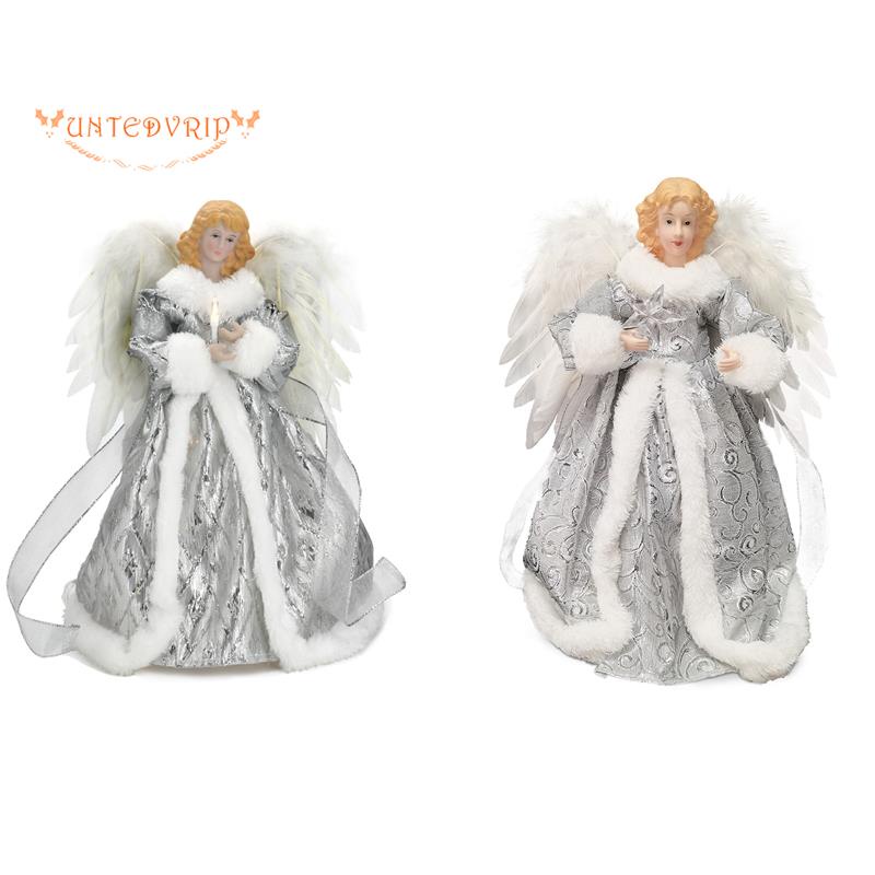 Angel Christmas Tree Topper with Lights & Extended Cord,Cute LED ...