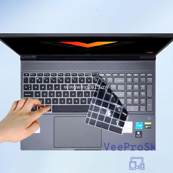 Laptop keyboard cover Skin For HP Victus 15 2023 15.6" 15-fa1036tx 15 ...