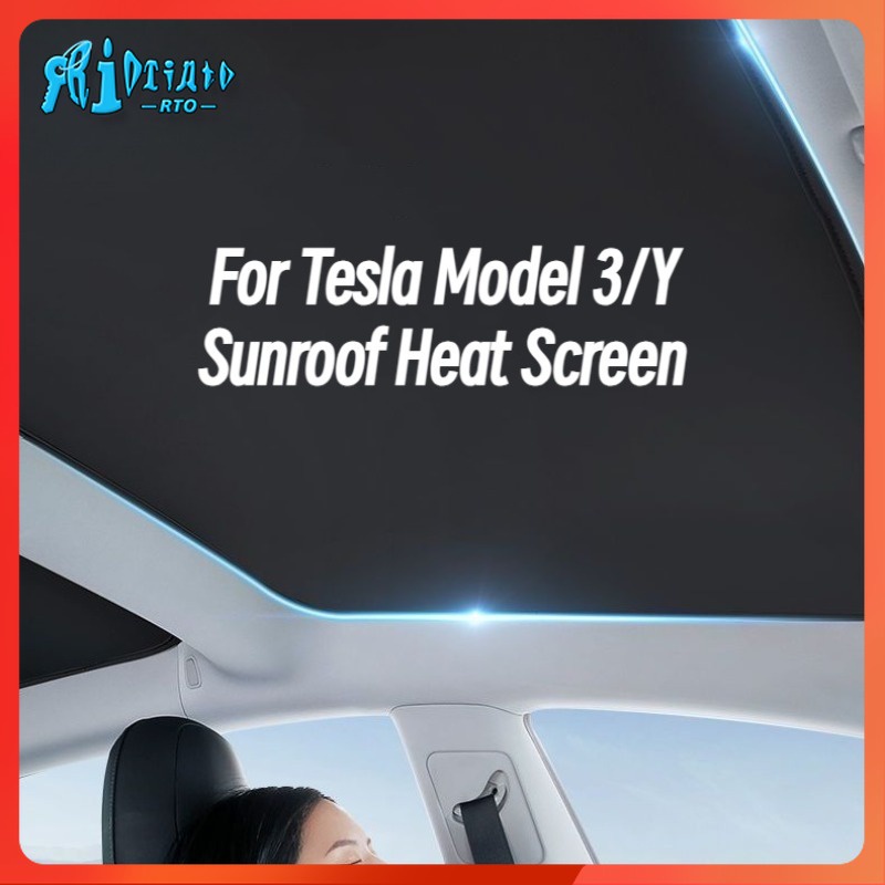 Sunroof Heat Screen Ice Feeling for Tesla Model 3/Y 2024 Highland ...
