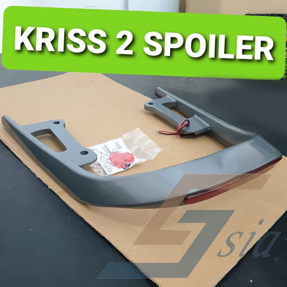 Kriss 2 Spoiler with LED Light Set (Grey) | Shopee Malaysia