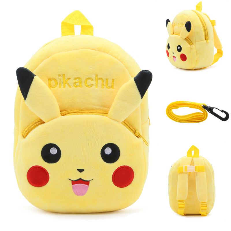 Pikachu Small School Bags for Babies Boys and Girls Cute Plush Baby ...