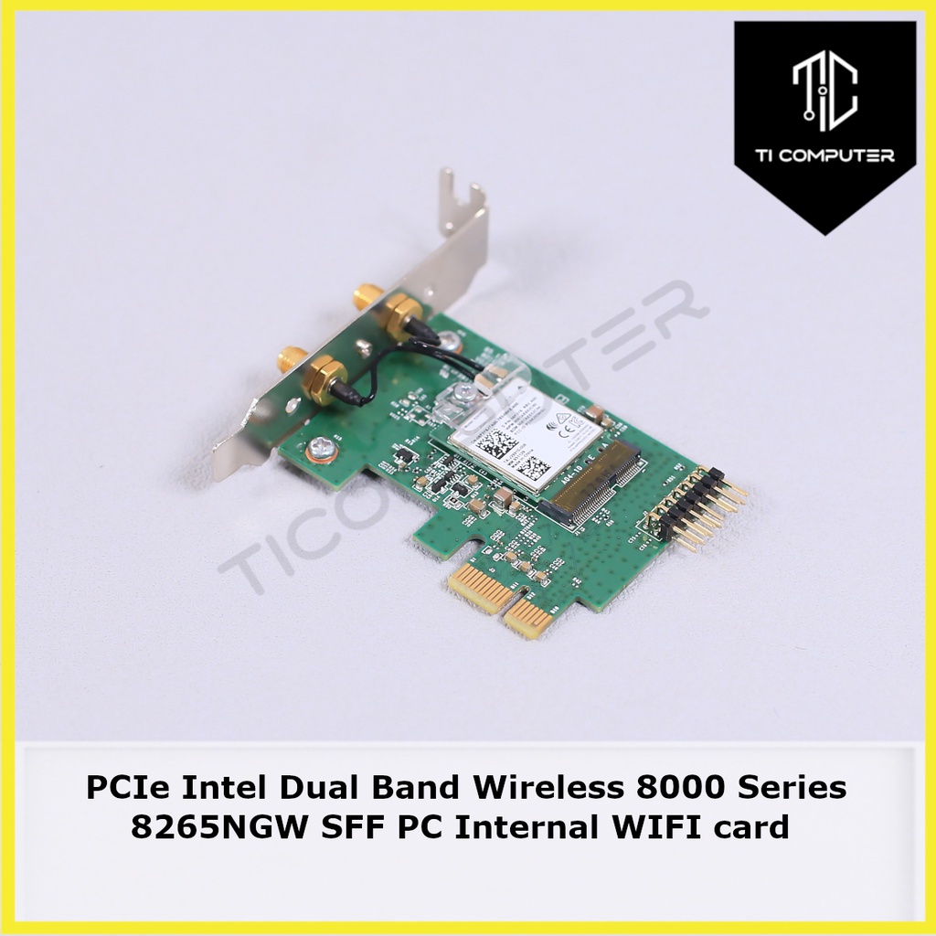 Used PCIe Intel Dual Band Wireless 8000 Series 8265NGW SFF PC Internal ...
