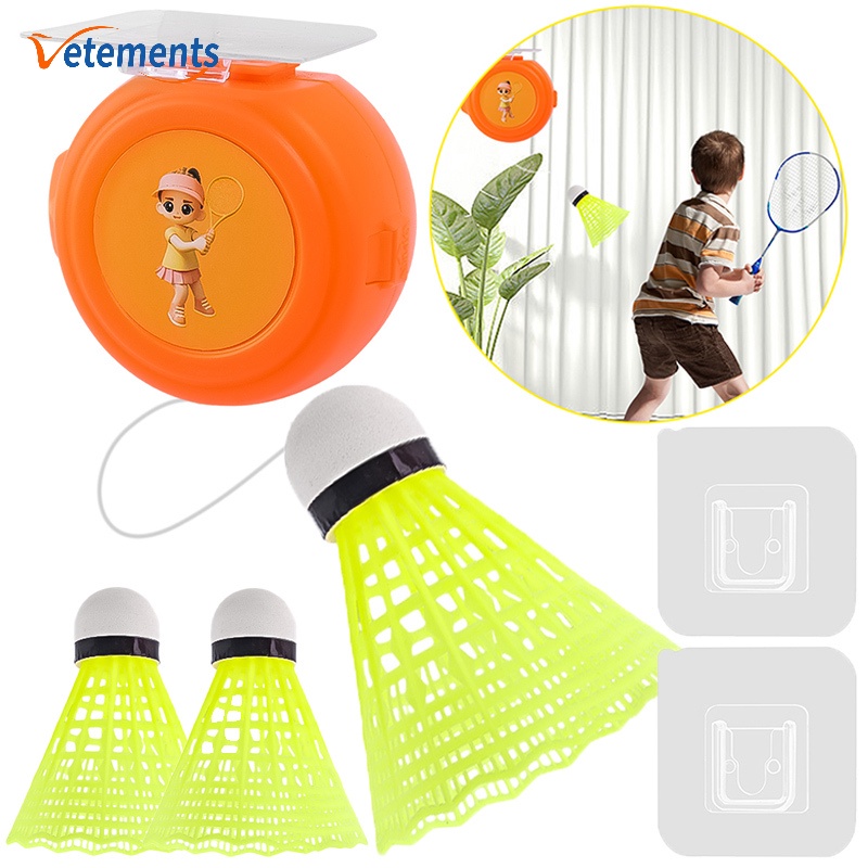 Badminton Training Kit Individual Portable Self-Study Badminton Rebound ...