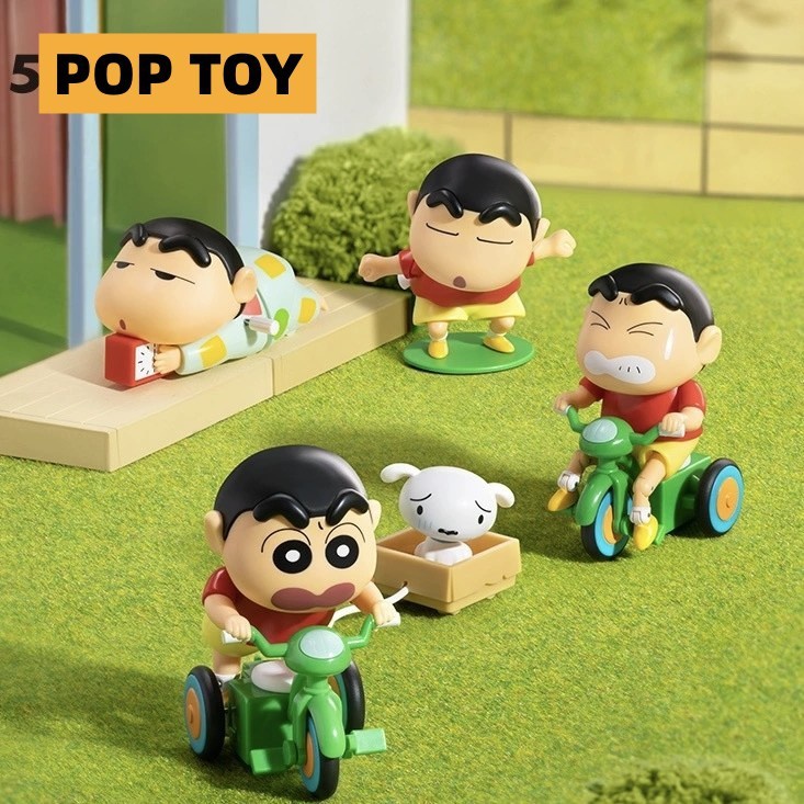 Crayon Shin Chan Dynamic Shin-Life Series Blind box doll Cute Figures ...