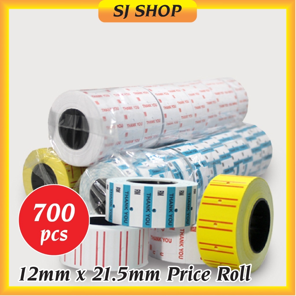 Price Roll 12mm x 21.5mm | Price Tag | Kola Price Labeller | Price ...