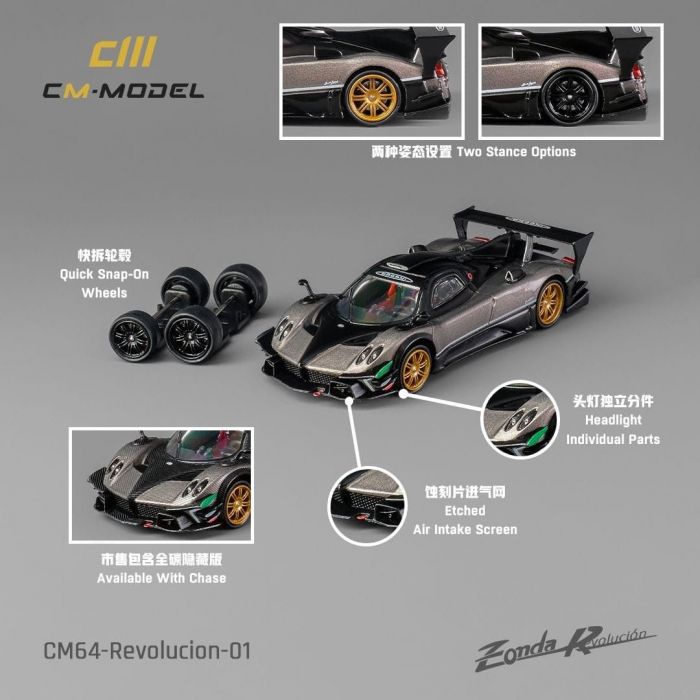 CM MODEL 1/64 PAGANI ZONDA R EVOLUCION TRACK VERSION | Shopee Malaysia