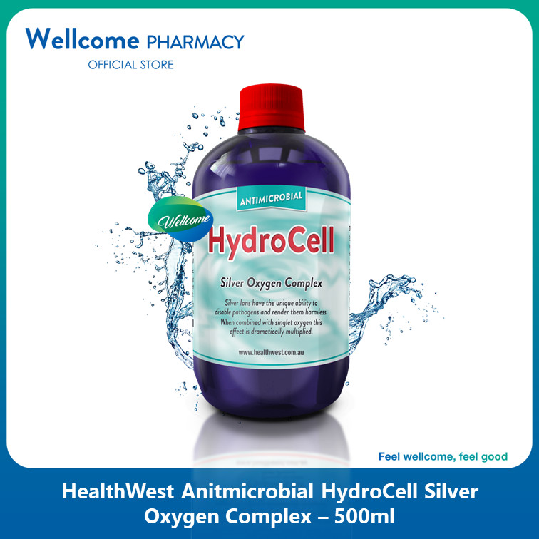 Healthwest Antimicrobial HydroCell Ionic Silver Oxygen Complex Liquid ...