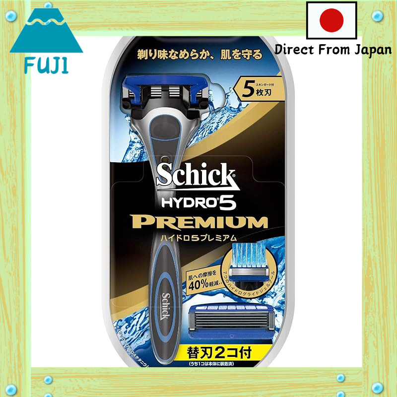 Schick Hydro 5 Premium Razor with 5 Blades, includes 2 Replacement ...