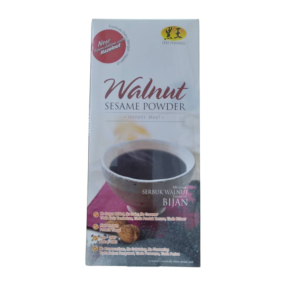 (CLEARANCE) HEI HWANG WALNUT SESAME POWDER WITH HAZENUT (EXP:09/2025 ...