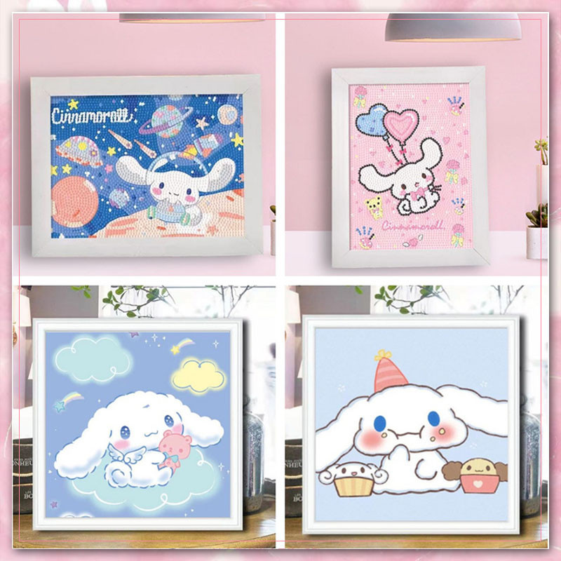Diy Diamond Painting Sanrio Cinnamoroll Kuromi Doraemon SpongeBob ...