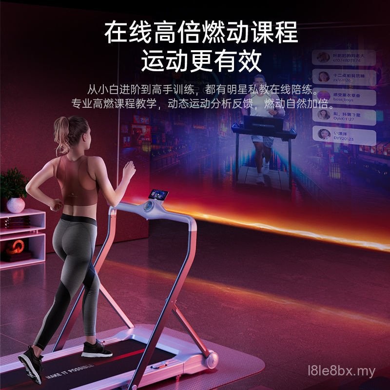 Treadmill Mini YPOO Easy Run untuk Kegunaan Rumah, Mesin Berjalan Lipat Versi Rumah Mini ...