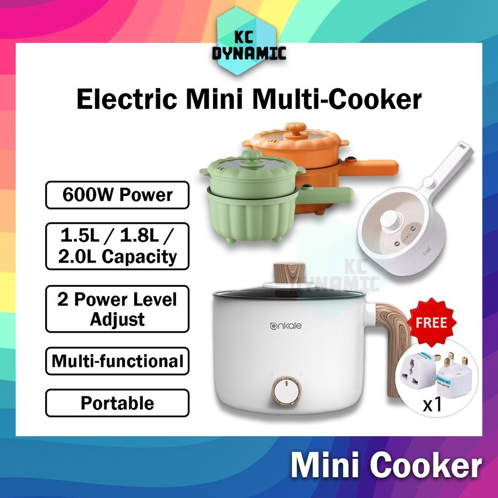 Ankale Electric Multi Cooker Multicooker Steamer Non Stick Ceramic ...