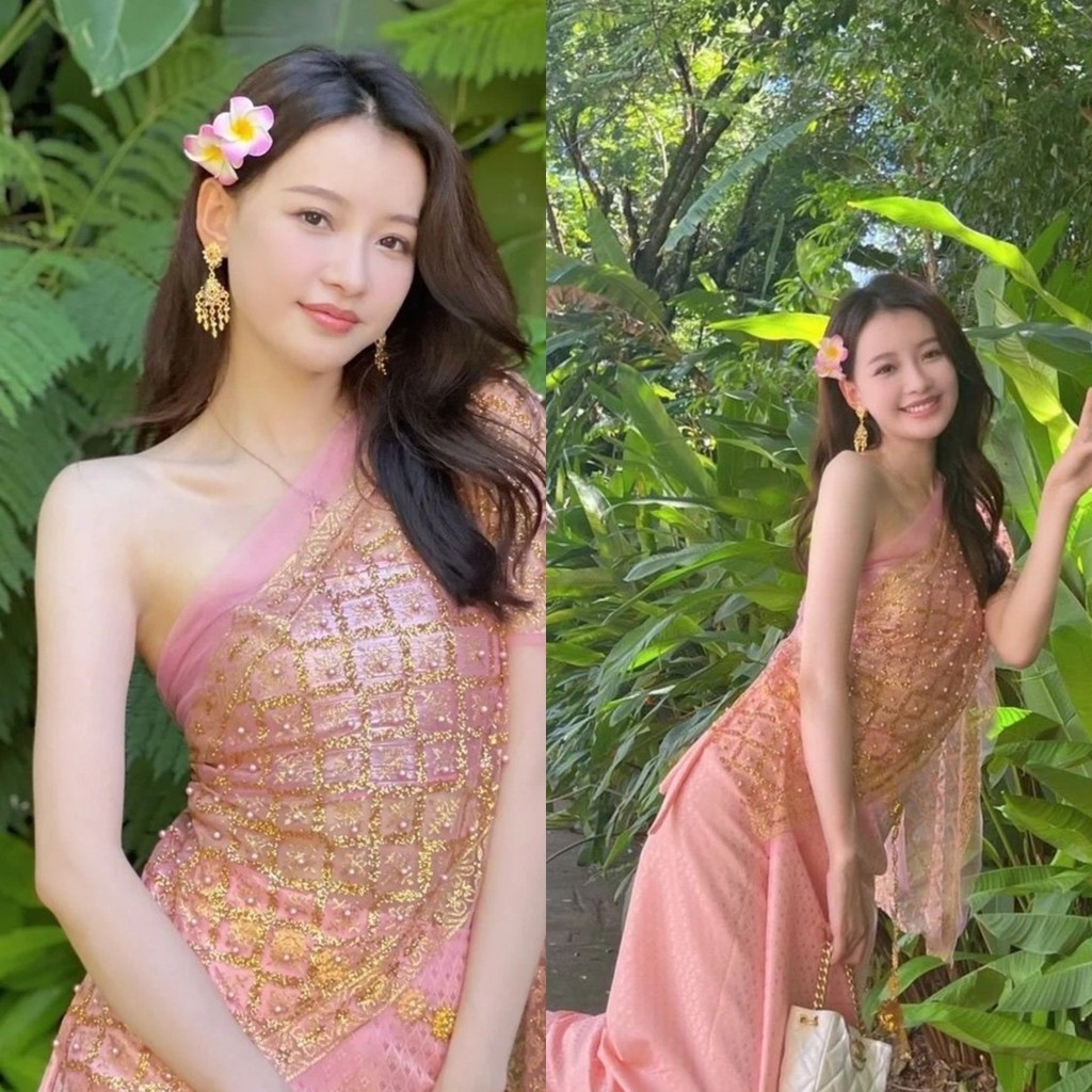 Costume Girls Travel Photography Photo Suit Wrapped Breast Stage ...