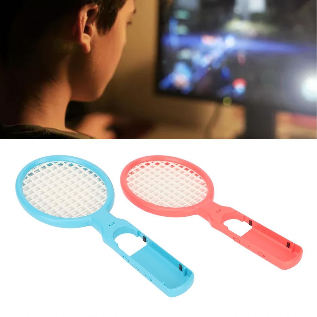 Bamaxis Tennis Game Controller 2 Rackets Ergonomic Hand Grip Enhance ...