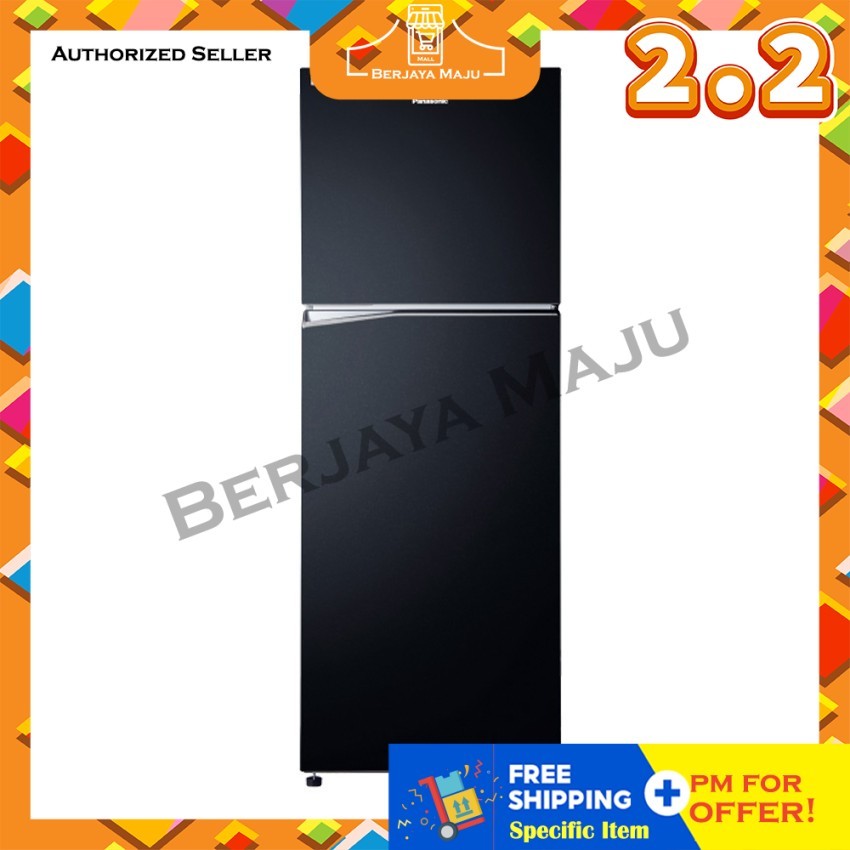 Panasonic 395L 2 Door Inverter Refrigerator NR-TL381BWAM (Dark Navy ...