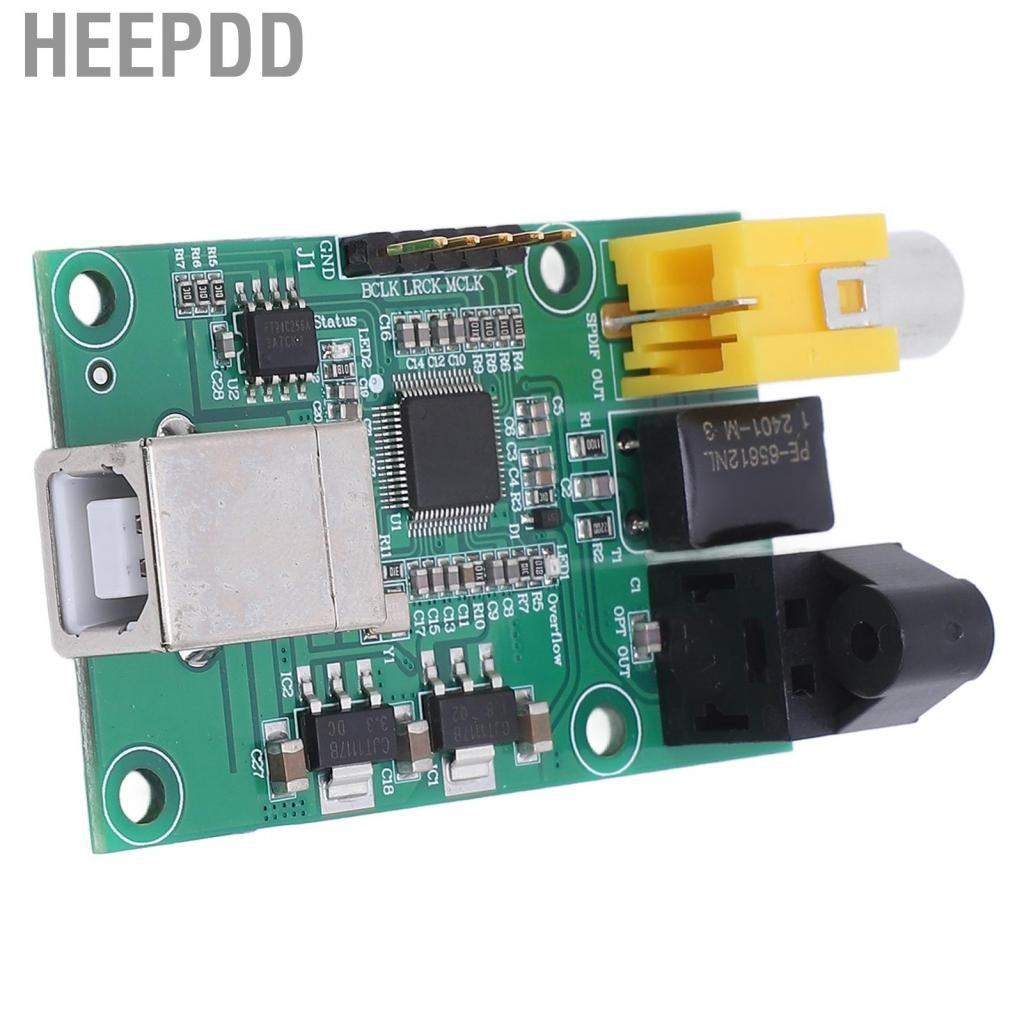 HEEPDD Sound Streaming Controller Module 24 Bit 192K Universal Serial Bus to SPDIF Optical I2S ...