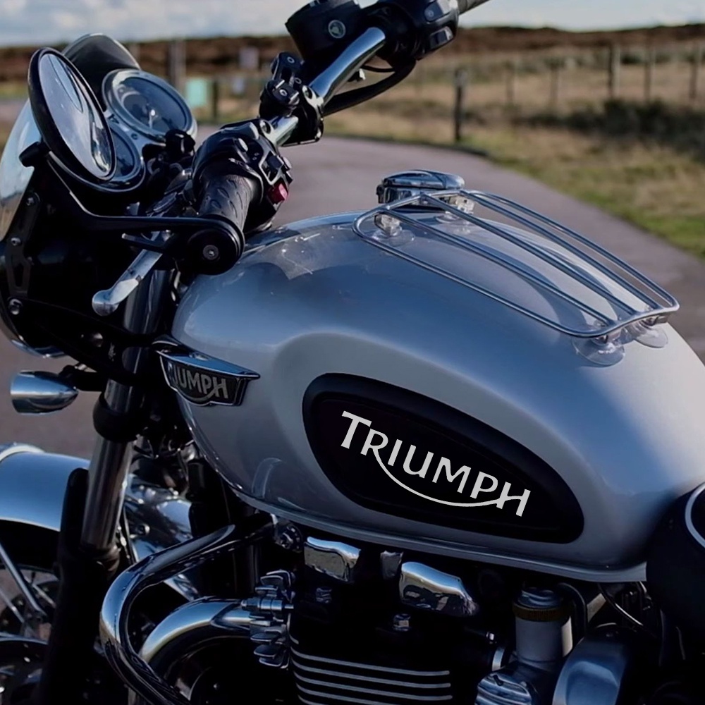 For Triumph Bobber Street Twin Logo Emblem Motorcycle Fuel Tank Helmet ...