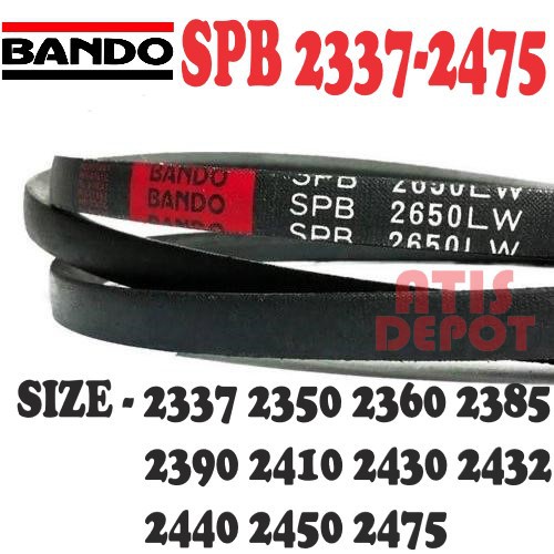 BANDO LW SPB2337 SPB2350 SPB2360 SPB2385 SPB2390 SPB2410 SPB2430 ...
