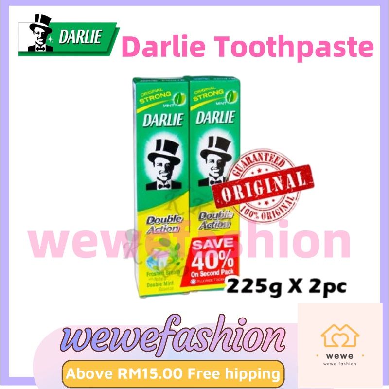 Darlie Toothpaste Value Pack 2in1 ( 225g X 2pcs ) 100% Original Genuine ...