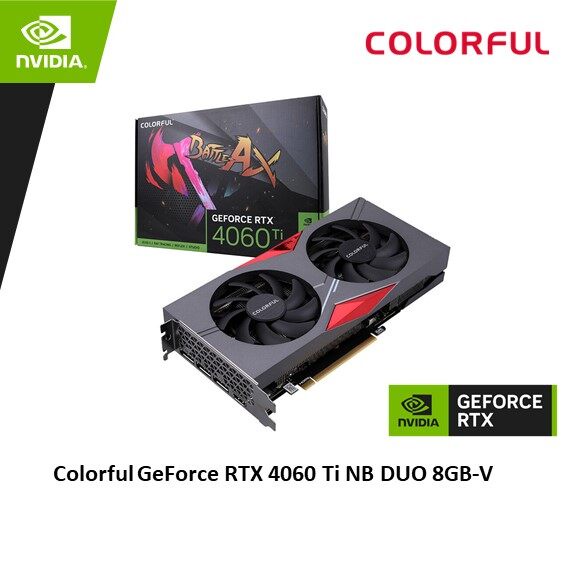 Colorful GeForce RTX 4060 Ti NB DUO 8GB-V Graphic Card | Shopee Malaysia
