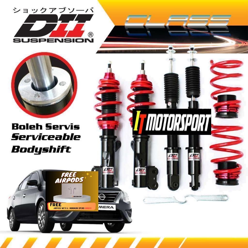 Nissan Almera Hi Low Body Shift Serviceable Adjusable Suspension DII ...