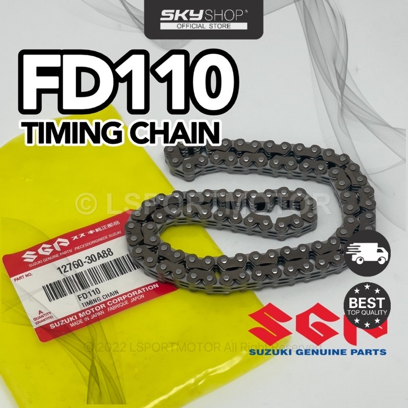 ORIGINAL 🔥 SUZUKI FD110 TIMING CHAIN (92M) RANTAI KECIL FD 110 (S ...