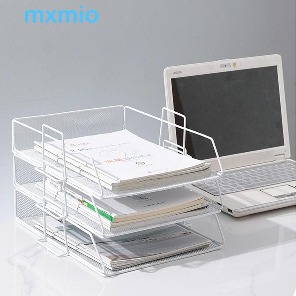 MXMIO Stackable File Rack, Minimalism Papers Rack A4 File Storage Tray ...