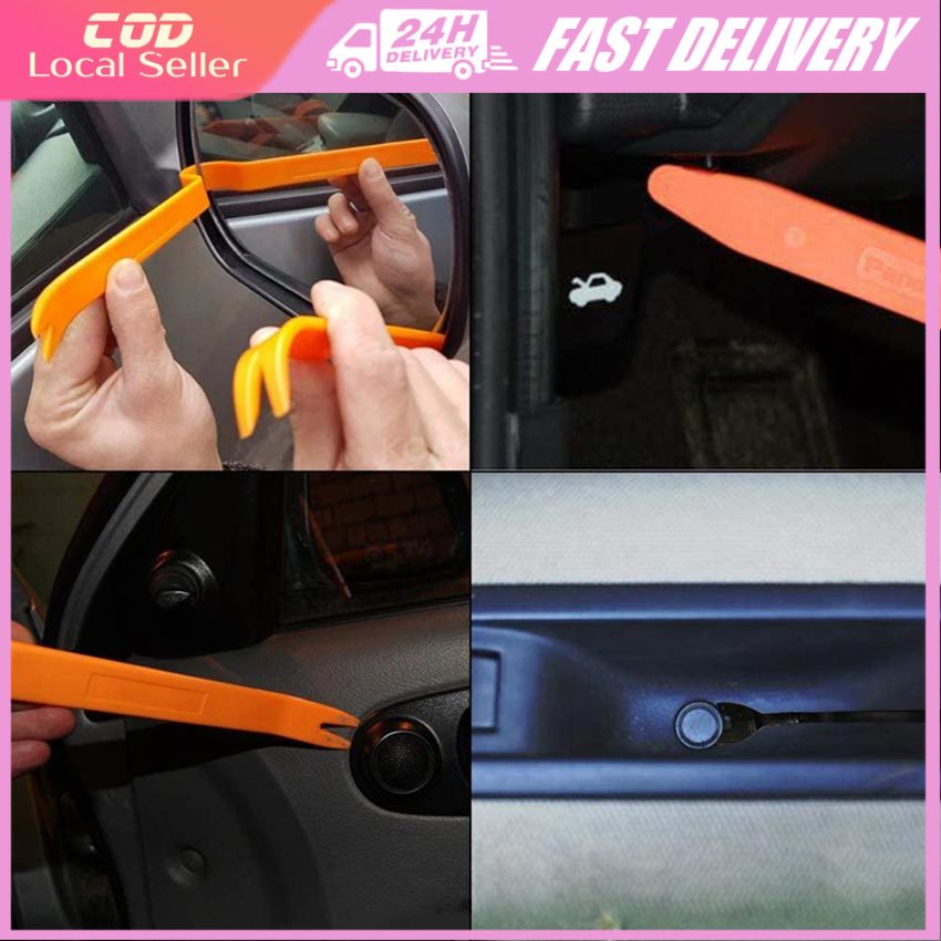 "100 pcs Car Clip Trim Kit Car Push Pin Rivet Bumper Clip Door Panel ...