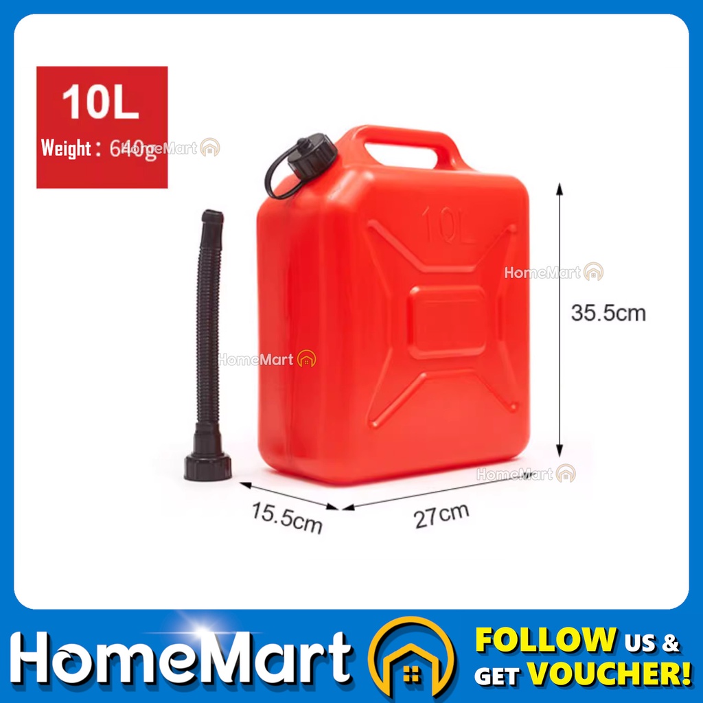 Tong Minyak Petrol Spare Fuel Tank Bottle Petrol Gasoline Oil Tank ...