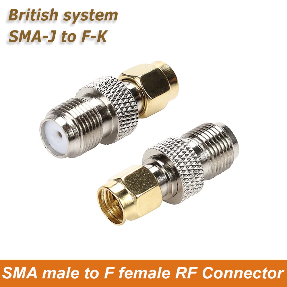 SMA Coaxial Cable Connector SMA to F Coax Connector F Female to SMA ...