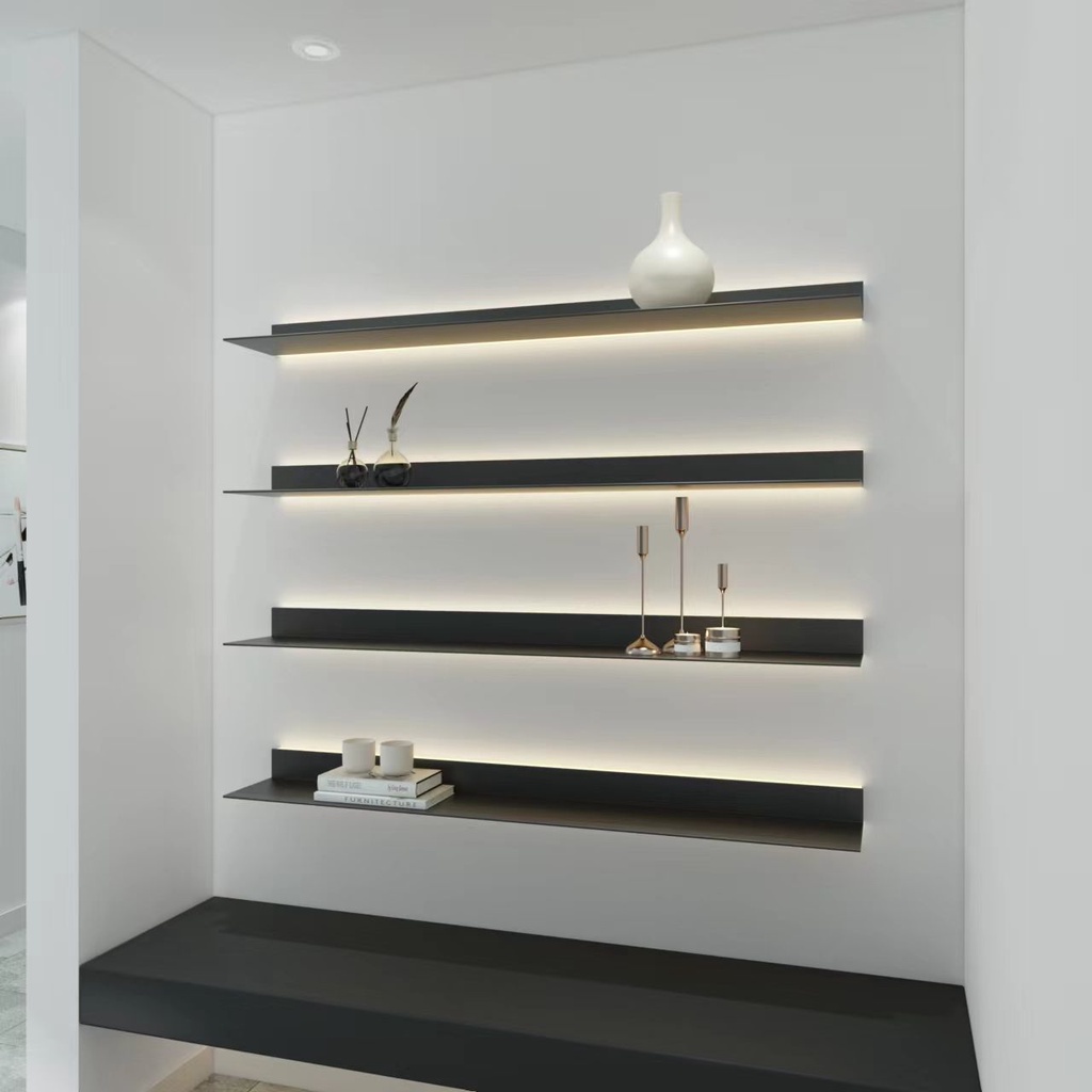 Wrought Iron with Light Metal Partition Display Rack Simple Wall ...