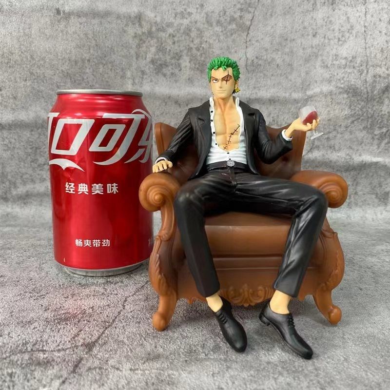 One Piece Suit Mob Series Zoro Sitting on Sofa 14cm IN STUDIO &IU ...