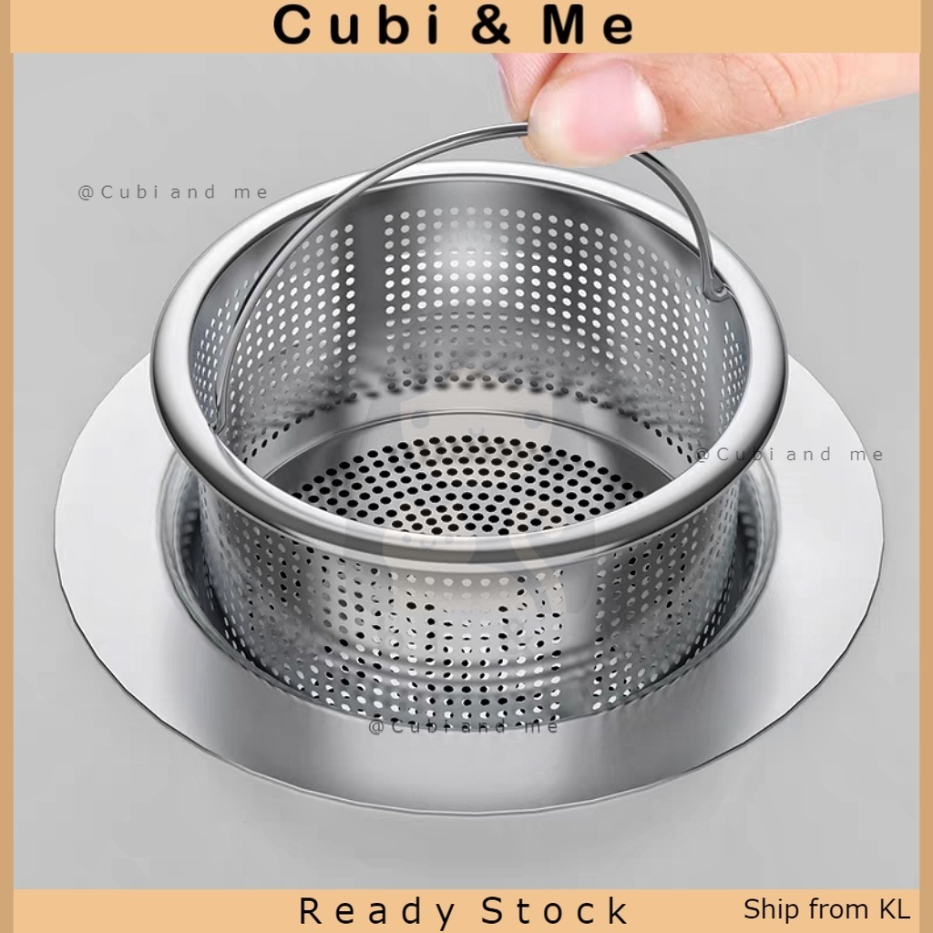 C&M Stainless Steel Filter Screen Kitchen Sink Strainer Sink Filter ...