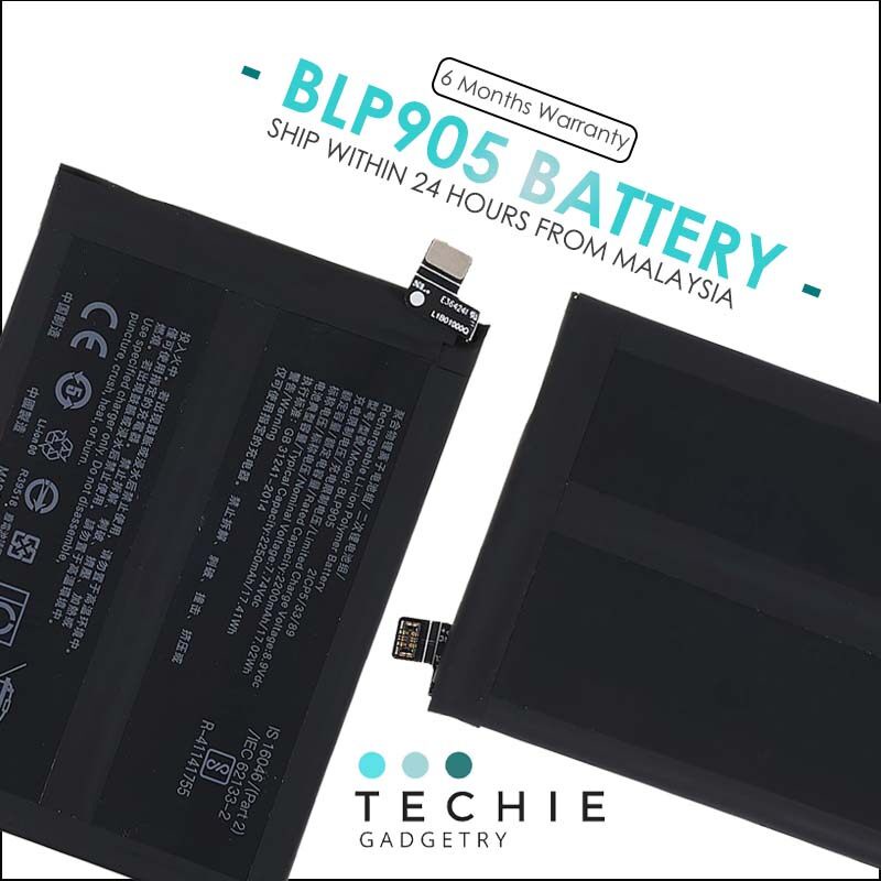 Battery Bateri BLP905 FOR RENO 7 PRO 5G CPH2371 (4400 mAh) | Shopee ...