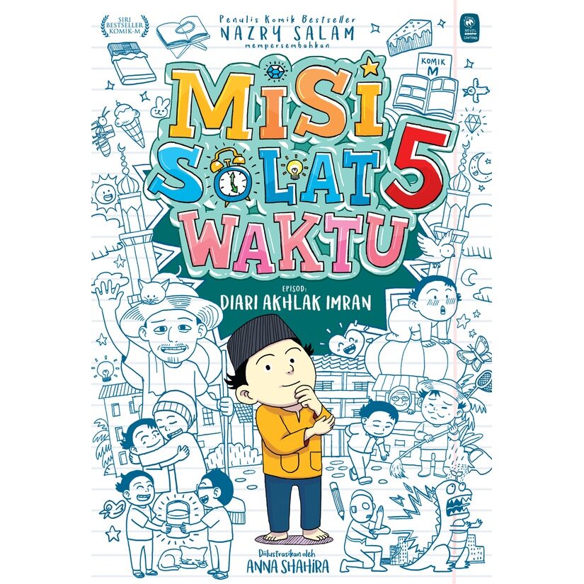 (KEDAI BUKU AY) Misi Solat Lima Waktu #3: Diari Akhlak Imran | Shopee ...
