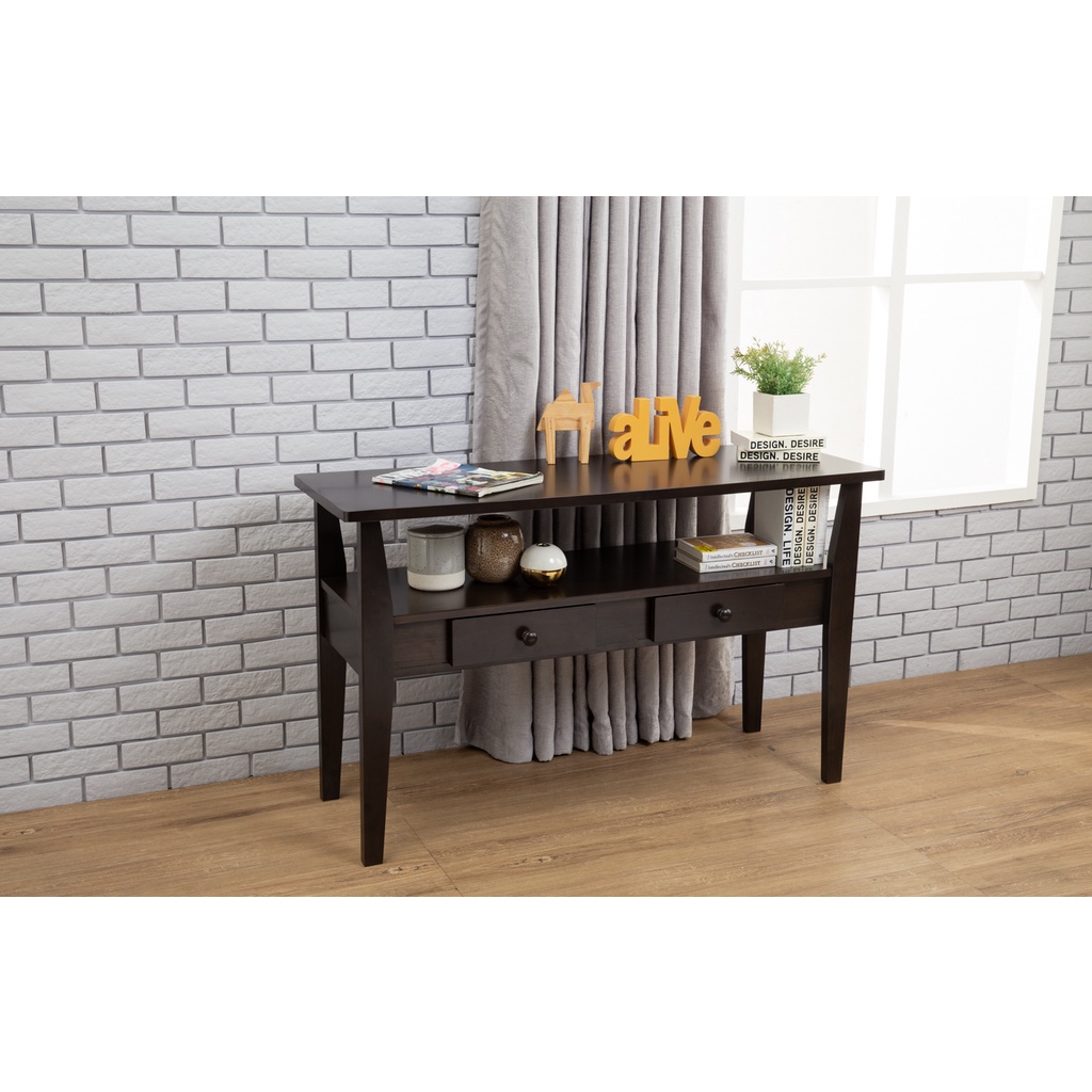 GARY Console Table Sideboard Cabinet Storage Side Table Meja Konsol Meja Console Meja Kayu Meja ...
