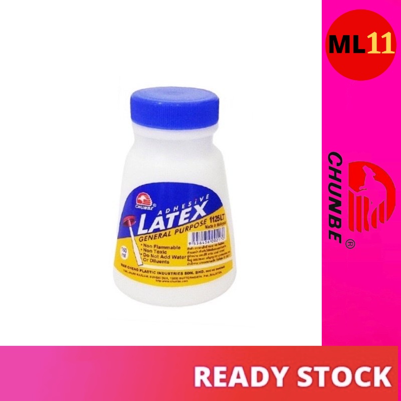 CHUNBE White Latex General Purpose Adhesive Glue Slime (160ml) | Shopee ...