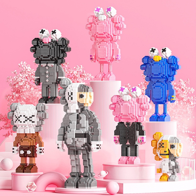Kaws Building Blocks Sesame Street Small Particles Compatible with Lego ...