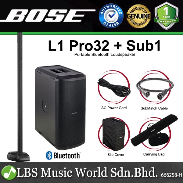 Bose L1 Pro32 Portable Line Array PA System Bluetooth Speaker ...