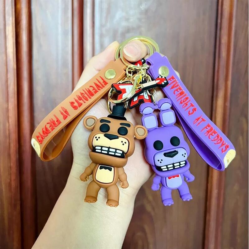 2023 NEW FNAF Figures Keychain Sundrop Moondrop Freddy Bonnie Chica ...