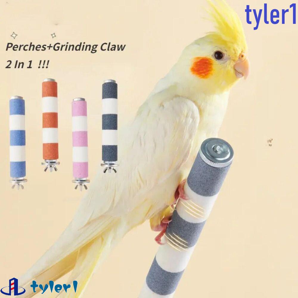 TYLER1 Bird Claw Beak Grinding Bar, Wear-resistant Wood Parrot Station ...
